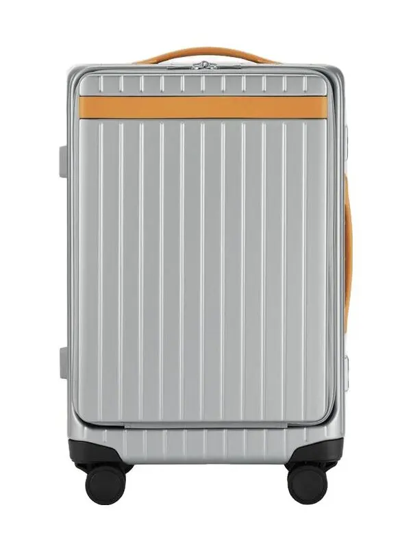 CARL FRIEDRIK Carry-on X Suitcase - Arctic Grey / Tan