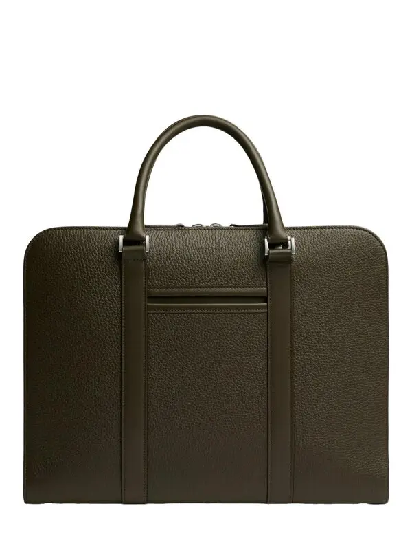 CARL FRIEDRIK Palissy Briefcase - Dark Olive
