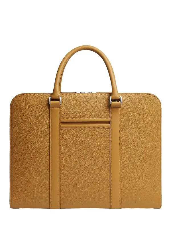 CARL FRIEDRIK Palissy Briefcase - Mustard Yellow