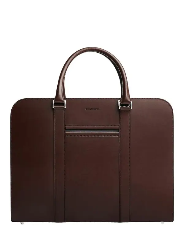 CARL FRIEDRIK Palissy Briefcase - Chocolate