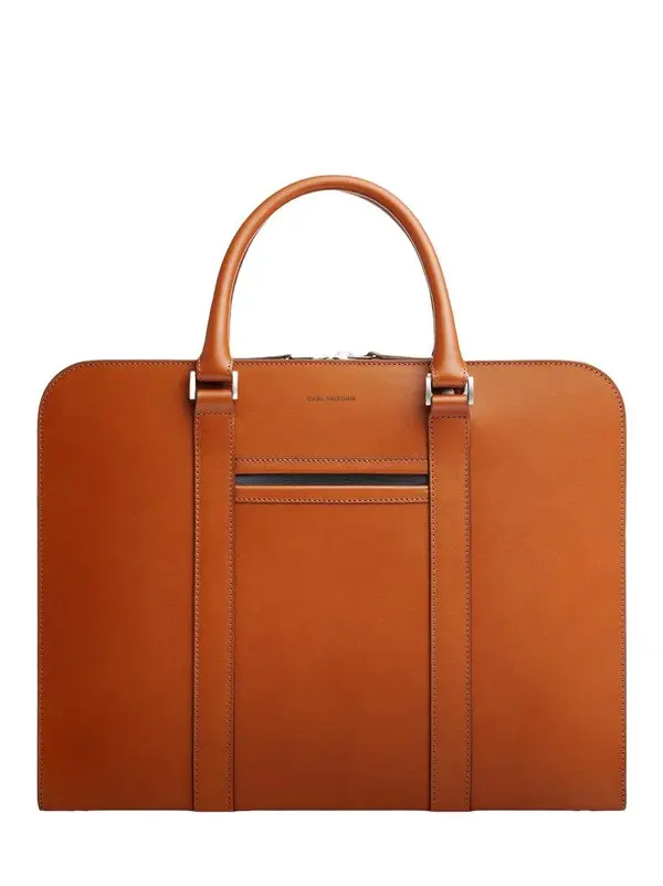CARL FRIEDRIK Palissy Briefcase - Cognac