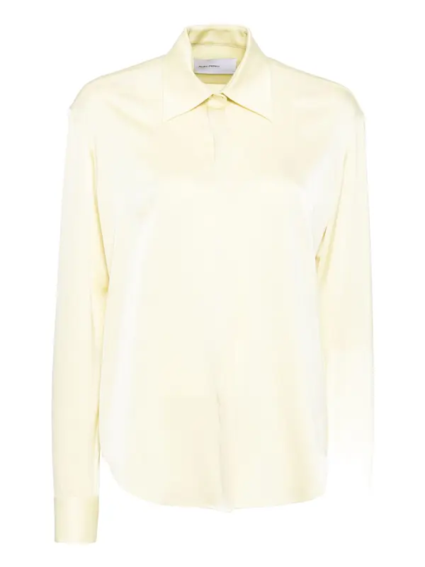 Alex Perry Fitted Shirt - Yellow