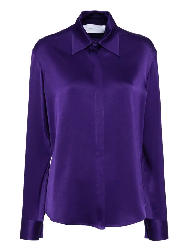 Alex Perry Fitted Shirt - Purple