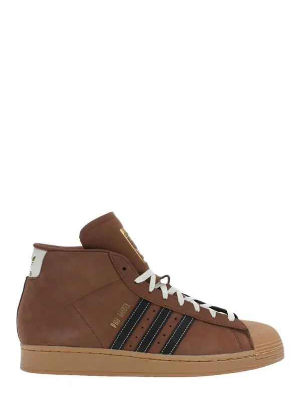 Adidas Pro Model High-top Sneakers - Preloved Brown/core Black/ivory