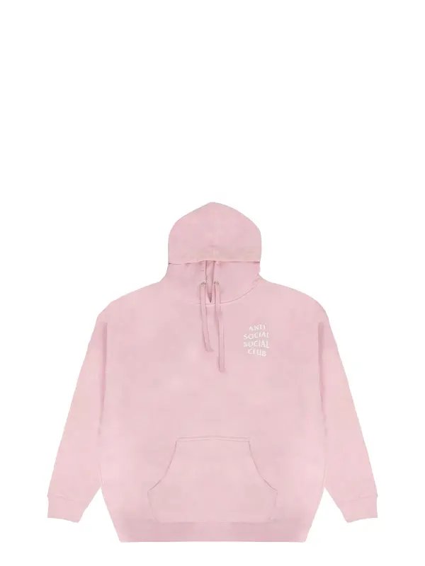 ANTI SOCIAL SOCIAL CLUB Logo Hooded Sweatshirt - Pink