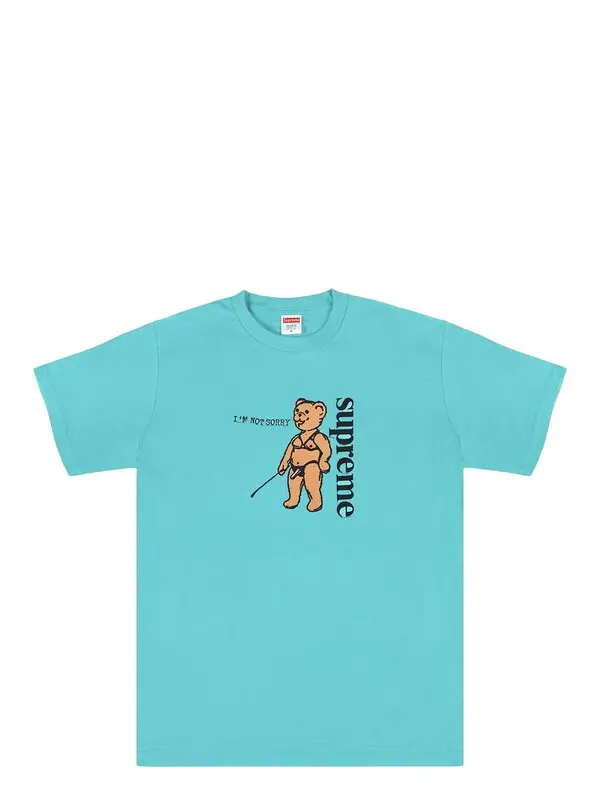 Supreme Not Sorry Tee 'light - Teal