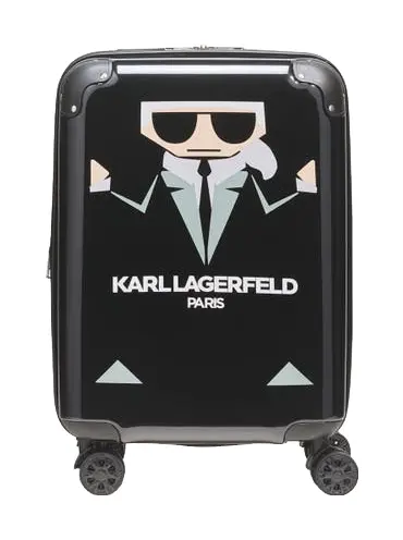 Karl Lagerfeld 21" Carry-on Upright Suitcase - Black