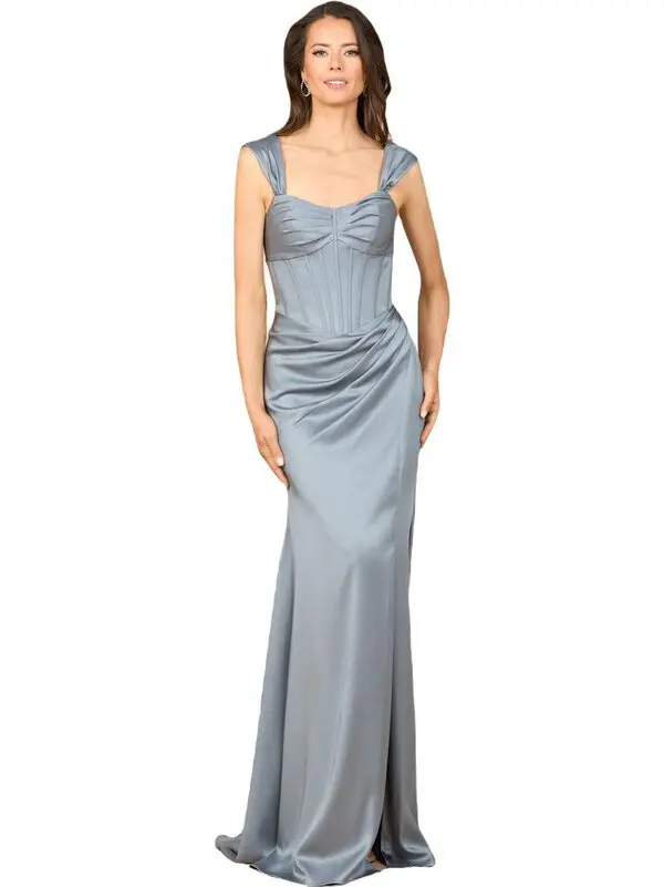 LARA NEW YORK Sleeveless Corset Gown - Twilight
