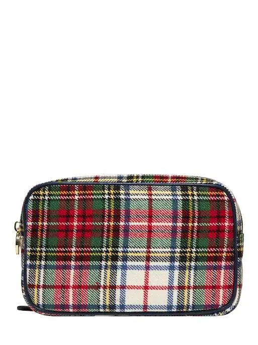 Stoney Clover Lane Double Zip Pouch - Plaid