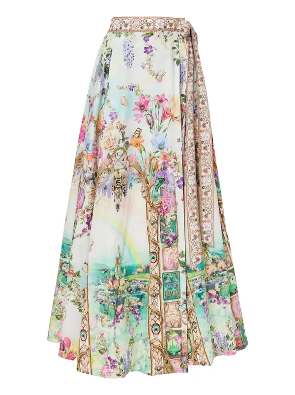 Camilla Munchkinland Printed Wrap Skirt - Multicoloured