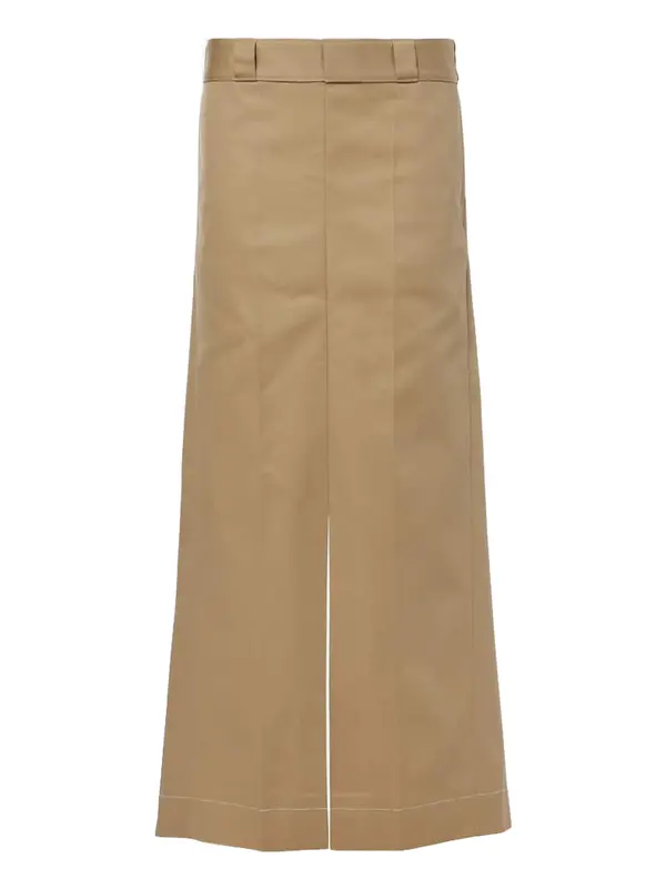MAISON MARGIELA Trompe L'œil Maxi Skirt - Beige