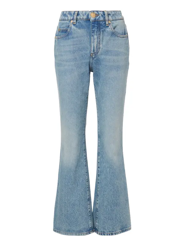 Balmain Low-rise Bootcut Jeans - Blue