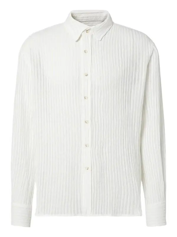 Commas Striped Shirt - White