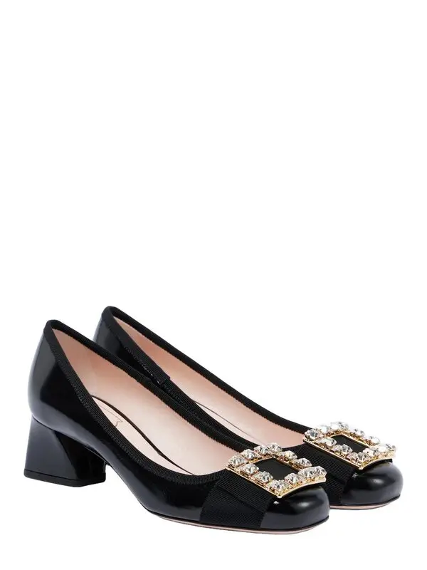 ROGER VIVIER Très Vivier Embellished Pumps - Black