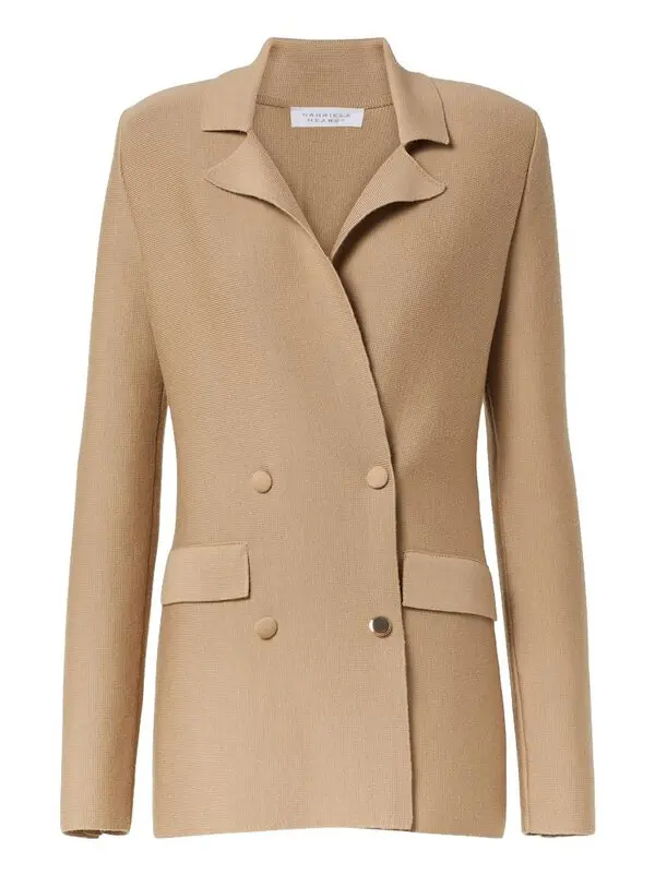 Gabriela Hearst Bowen Wool Blazer - Beige