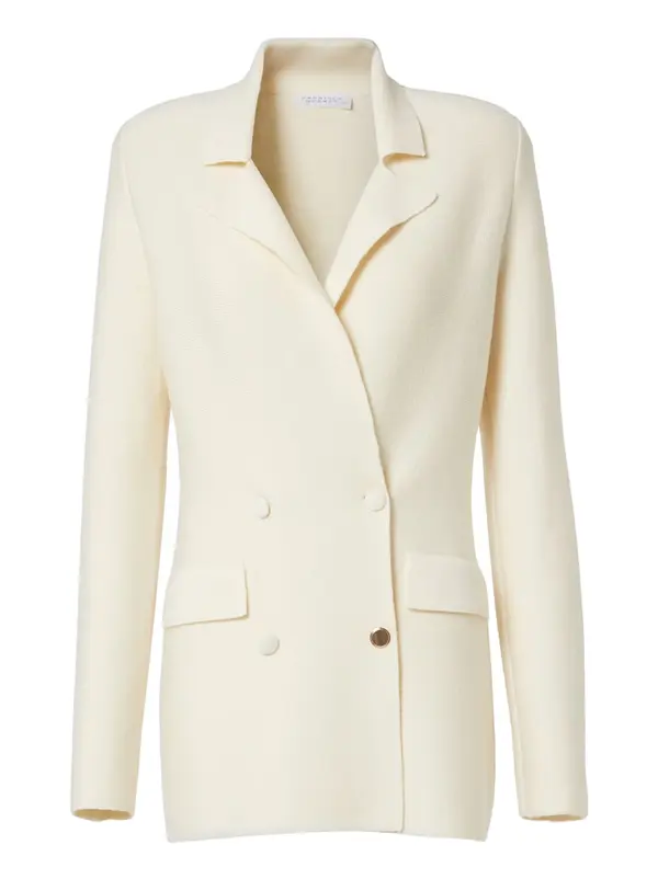 Gabriela Hearst Bowen Wool Blazer - White