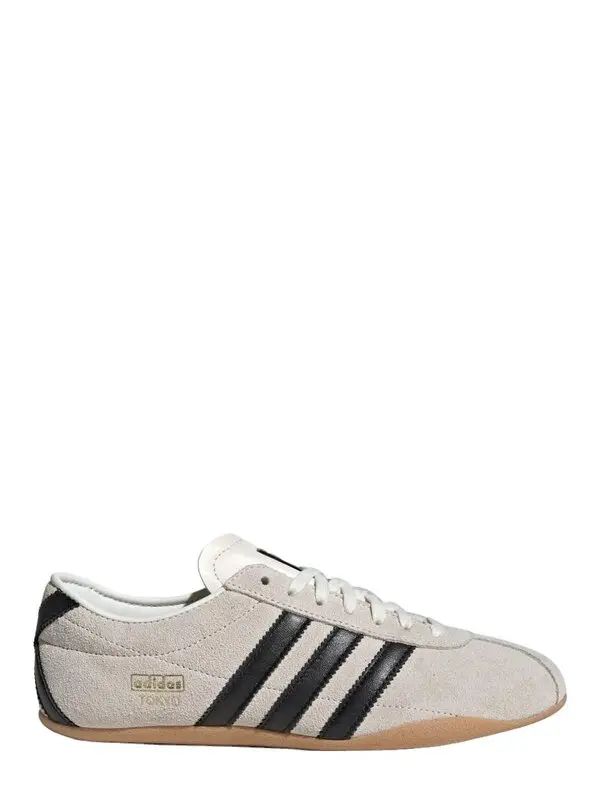 Adidas Tokyo Suede Sneakers - Off White / Core Black / Gold Metallic