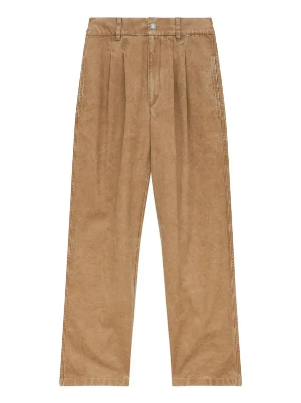 Isabel Marant Kostin Coated Pants - Light Bronze