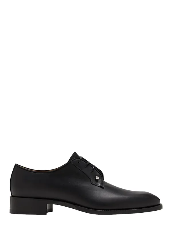 CHRISTIAN LOUBOUTIN Chambeliss Leather Derby Shoes - Black
