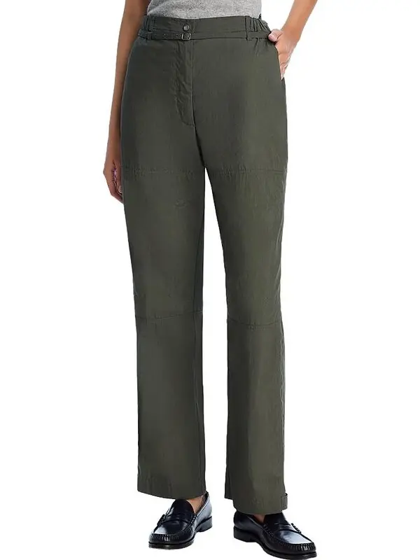 Proenza Schouler White Label Nicole Straight-leg Pants - Dark Spruce