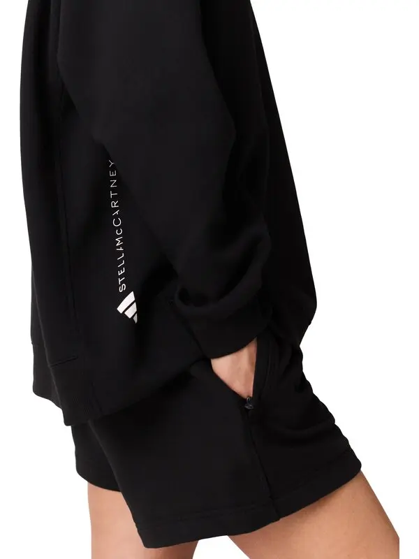Stella McCartney Logo Oversized Sweatshirt - Black