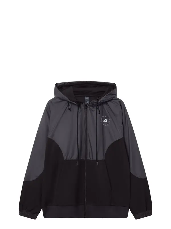 Stella McCartney Truelife Full-zipper Hoodie - Black