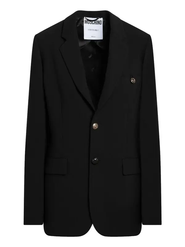 Moschino Single-breasted Jacket - Black
