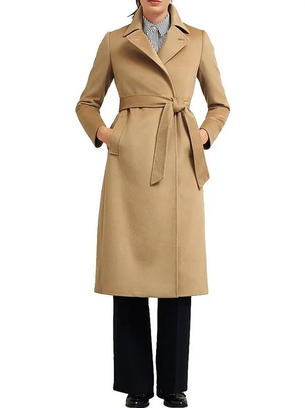 HOBBS LONDON Petite Livia Wool Coat - Hobbs Camel