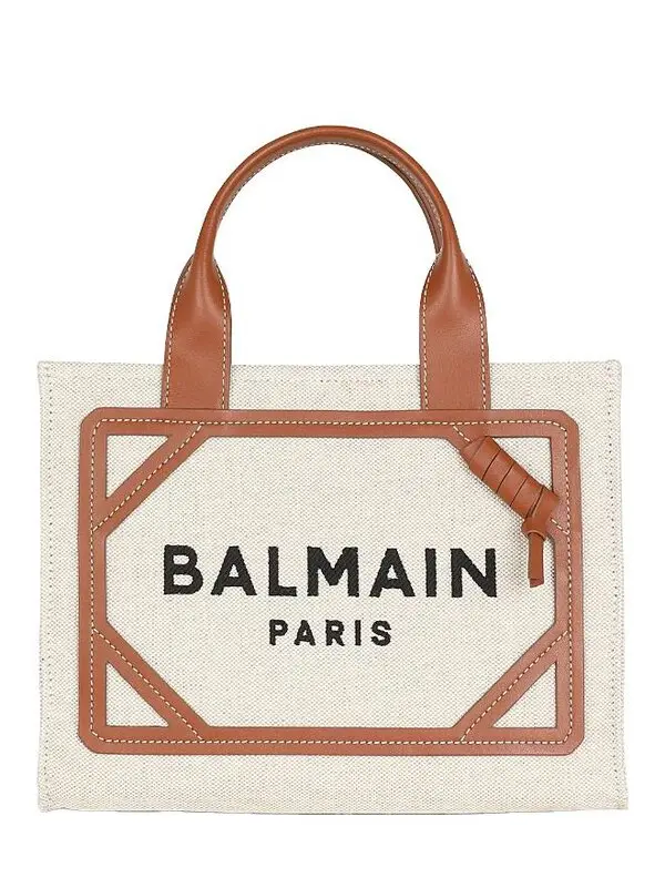 Balmain B-army Small Tote Bag - Beige
