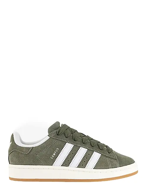 Adidas Campus 00s Suede Low-top Trainers - Olive Strata White Offwh
