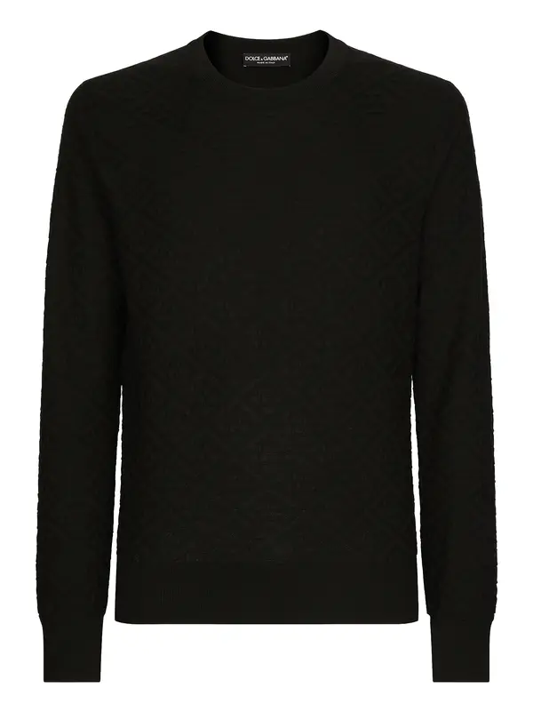 Dolce & Gabbana Silk Sweater - Black