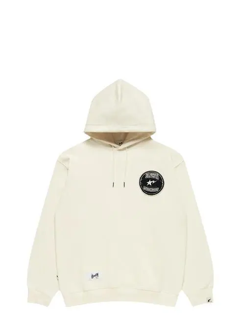 BAPE X Stadium Goods Fleece Pullover Hoodie - Ivory