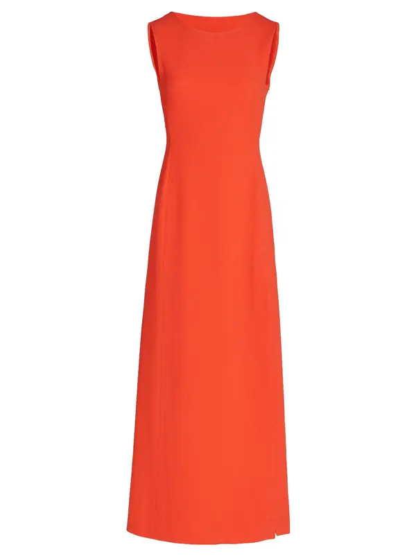 Giambattista Valli Crepe Maxi Dress - Red