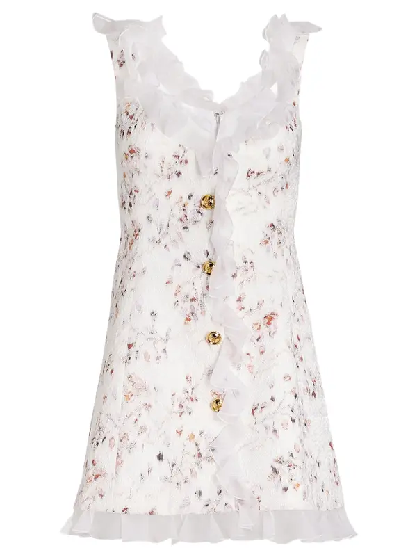 Giambattista Valli Jacquard Dress - White