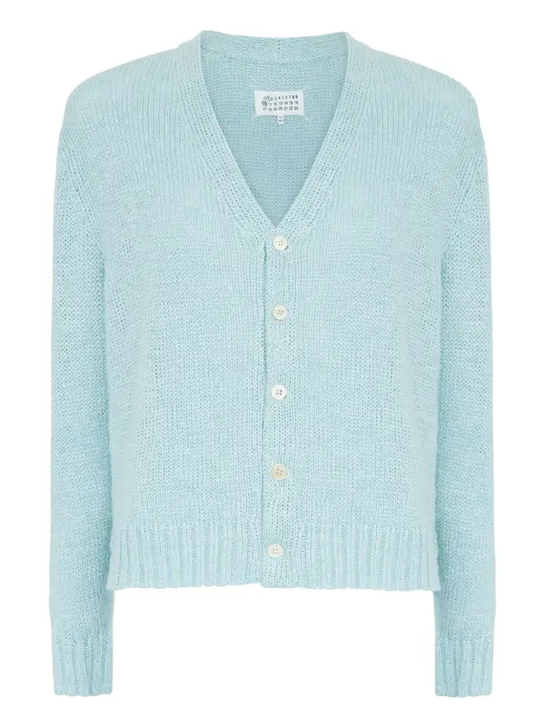 MAISON MARGIELA Hemp Cardigan - Blue