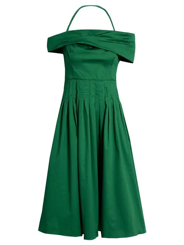 Oscar De La Renta Green Dresses | Editorialist