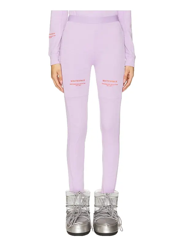 WHITESPACE Merino Baselayer Pant - Lilac Purple