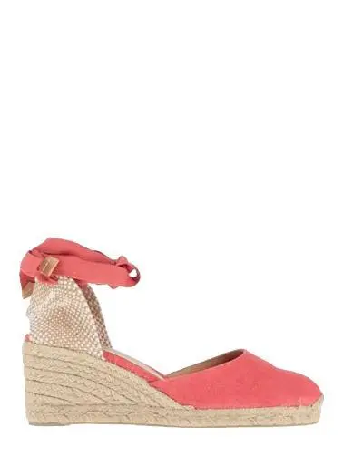 CastaÑer Espadrilles With Ankle Ties - Red