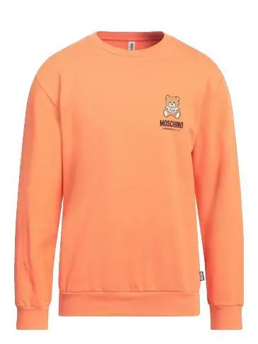 Moschino Cotton Blend French Terry Sweatshirt - Orange