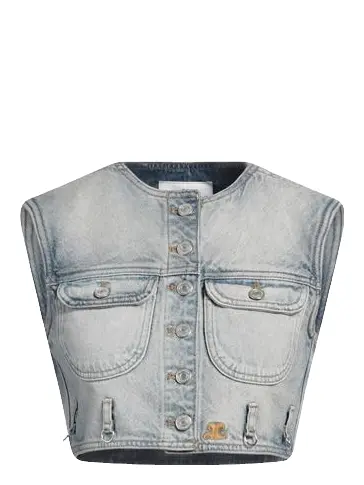 COURREGES Denim Vest - Blue