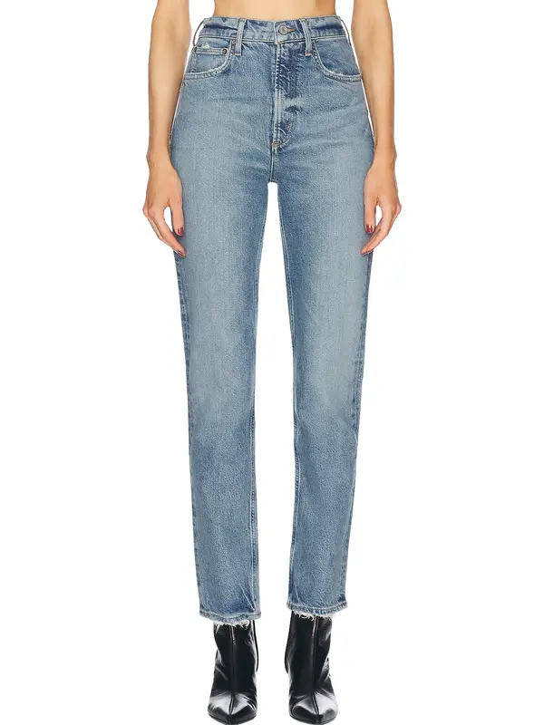 AGOLDE High Rise Stovepipe Jeans - Melody