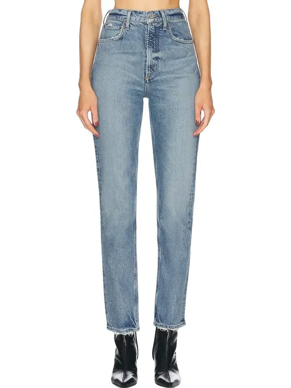 AGOLDE High Rise Stovepipe Jeans - Melody