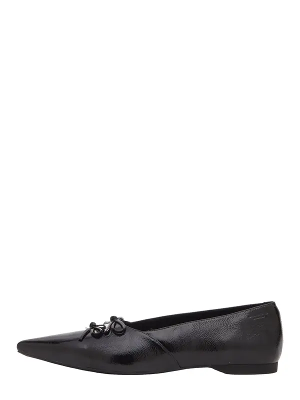 VAGABOND SHOEMAKERS Hermine Ballet Shoe With Bows - Black