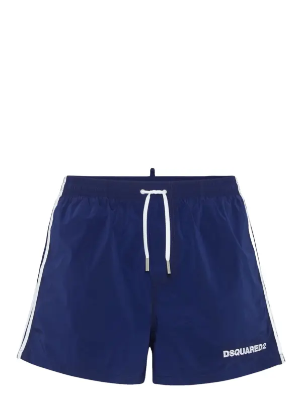 Dsquared2 Elasticated Drawstring Swim Shorts - Blue