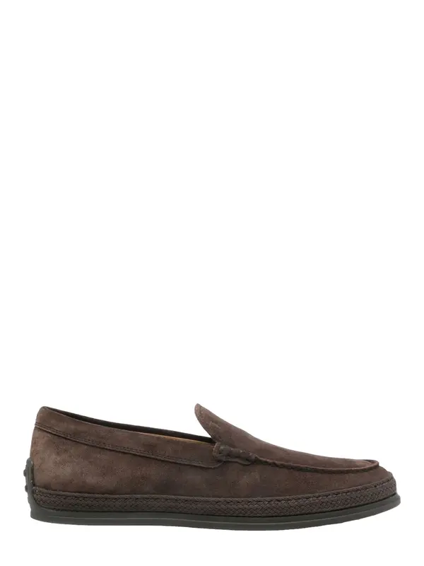 TOD'S Suede Loafers - Brown