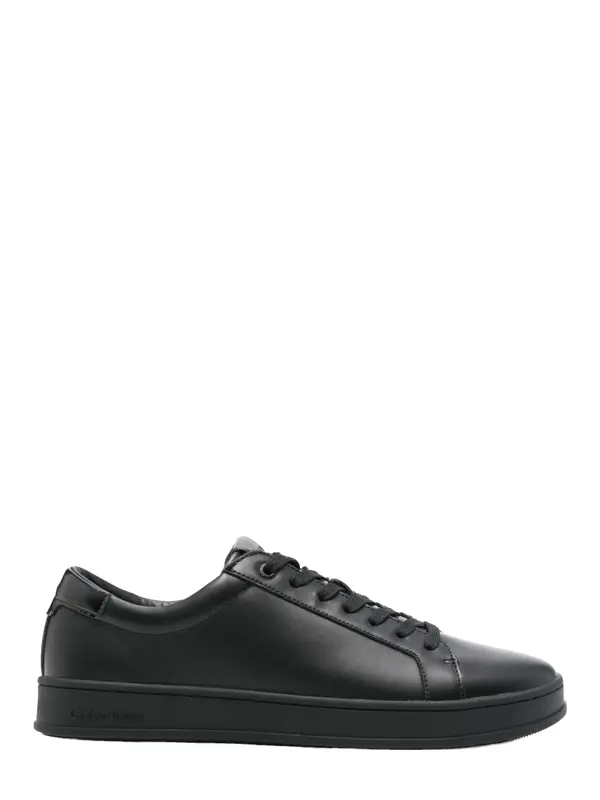 Calvin Klein Leather Sneakers - Black