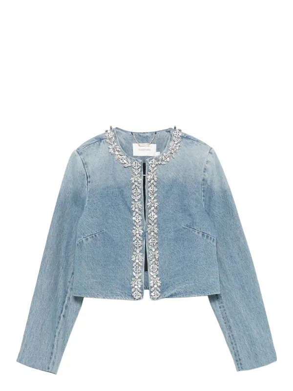 Zimmermann Crush Jacket - Blue