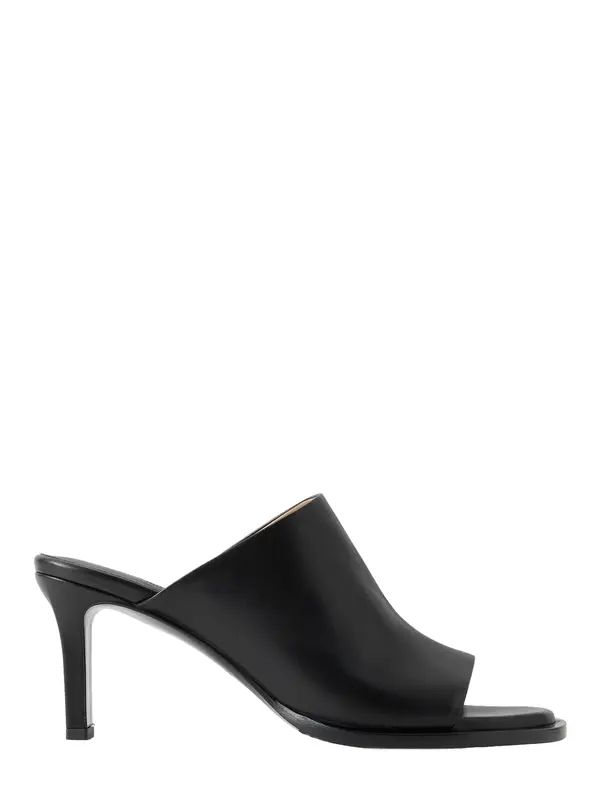 TOD'S Leather Mules - Black
