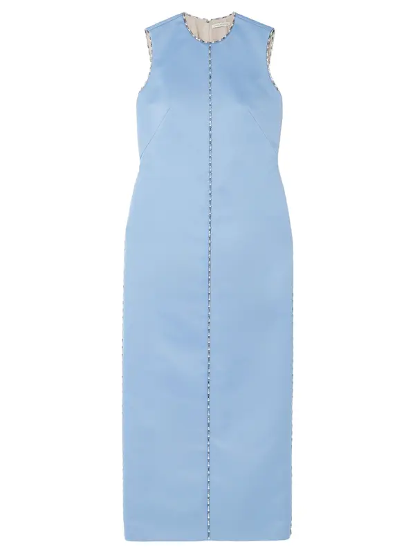 EMILIA WICKSTEAD Amon Embellished Gown - Blue