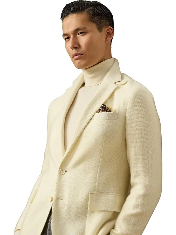 Ralph Lauren Hadley Hand-tailored Cashmere Jacket - Classic Cream